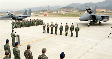 공군 주력 전투기 F 15k 8년 만에 배치 끝마쳤다