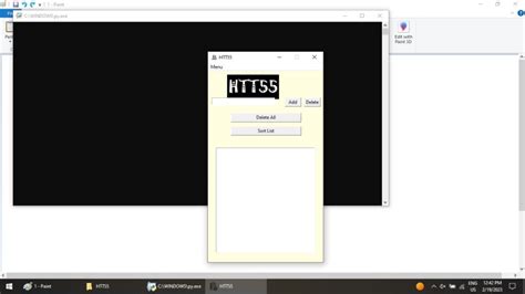 Python Program To Basic New Tkinter Htt55 Using The Python Tkinter