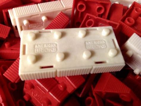 Red And White Lego Blocks Toy Set