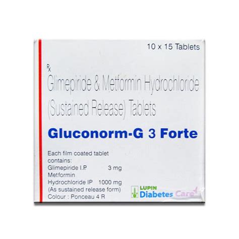 Gluconorm G3 Forte Tablet Ak Medical Hall
