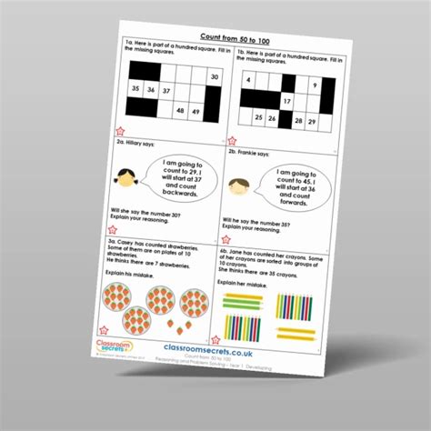 Year Count From To Reasoning And Problem Solving Resource