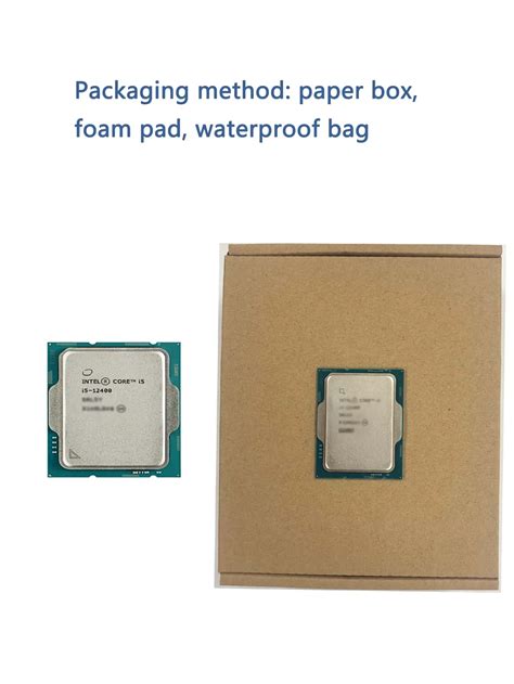 Intel Core I5 12400 I5 12400 2 5ghz 6 Core 12 Thread Cpu Processor 10nm L3 18m 65w Lga 1700 No