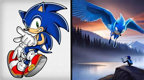 Sonic The Hedgehog All Characters As Bird 2023 Youtube