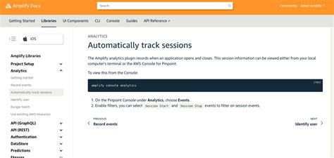 Missing Page Analytics Issue 3034 Aws Amplify Docs GitHub