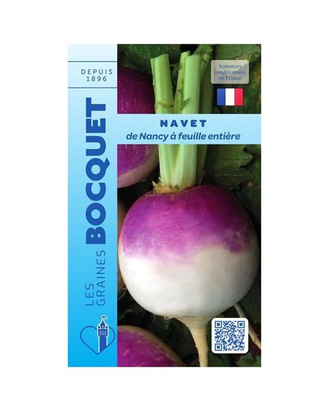 Graines De Navet De Nancy à Semer Au Potager Graines Bocquet