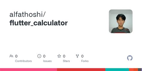 Github Alfathoshi Flutter Calculator
