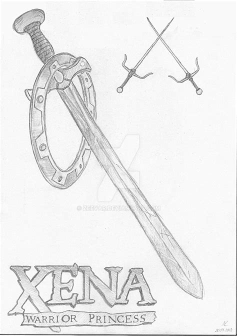 Xenas Sword Chakram And Gabrielles Sais By Zeevar On Deviantart