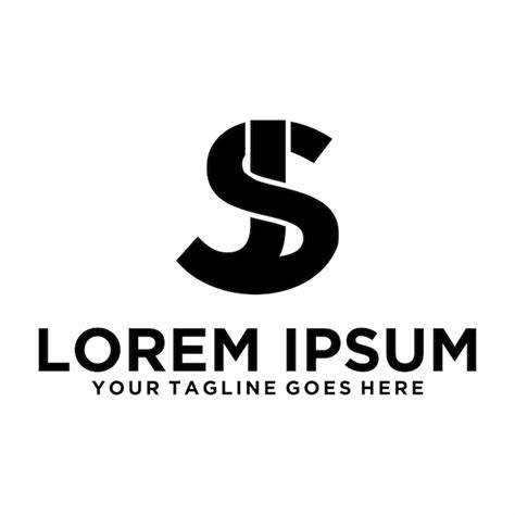 Premium Vector Initial Js Letter Modern Logo