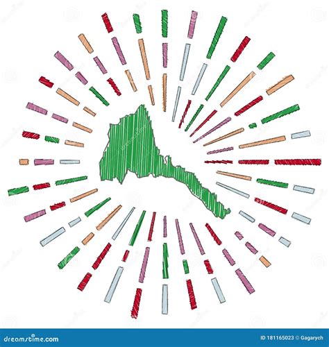 Kaart Van Eritrea Vector Illustratie Illustration Of Heup 181165023