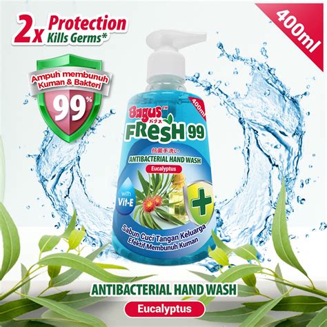 Jual Bagus Fresh99 Antbact Handwash Btl Eucalyp 400Ml Shopee Indonesia