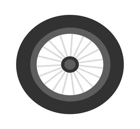 Icono De Rueda De Coche Vector Premium