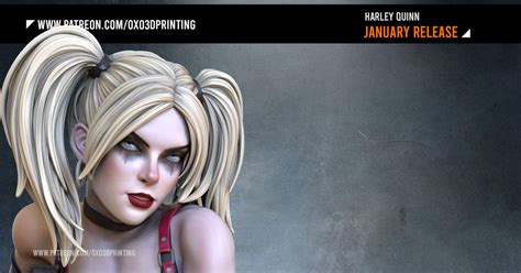 3dprint Harley Quinn Oxo3d Figuresのイラスト Pixiv