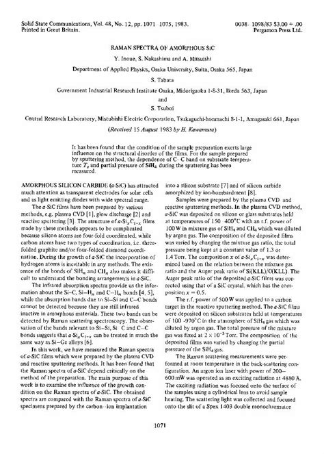 PDF Raman Spectra Of Amorphous SiC DOKUMEN TIPS