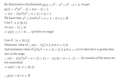 The Value Of The Polynomial X 8 X 5 X 2 X1 Is Begin Array