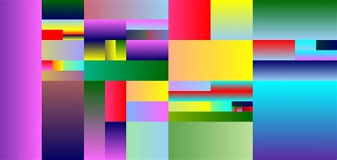 Colorful Geometry Pattern Poster Design