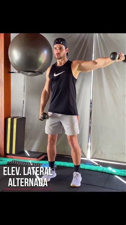 Elevação Lateral Alternada Com Halteres Rosaavict Youtube