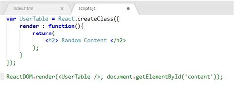 Javascript Render The Simplest Component React Stack Overflow