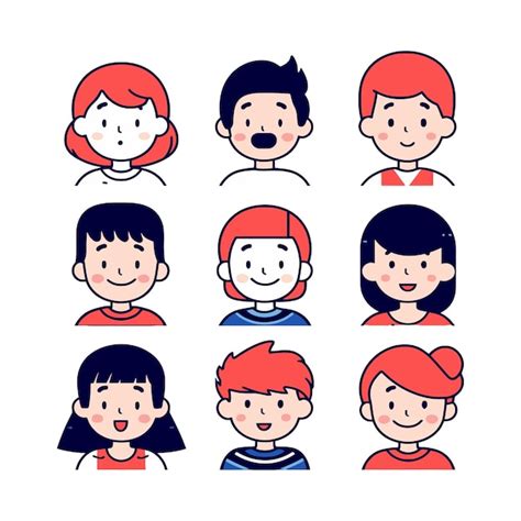 Premium Vector Captivating Expressions Collection Of Intriguing