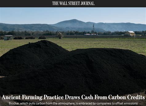 Pacific Biochar Featured In Wall Street Journal Pacific Biochar