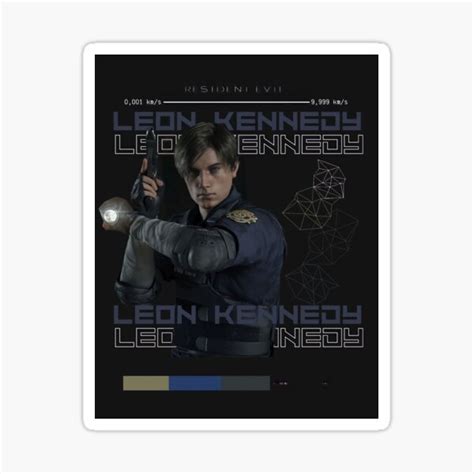 Leon Kennedy Sticker For Sale By Risumei Redbubble