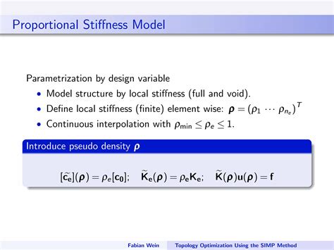 Topology Optimization Using The Simp Method Pdf
