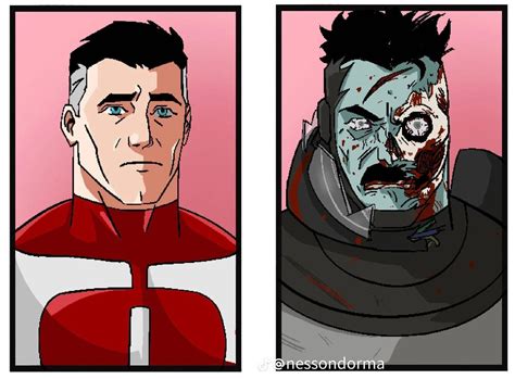 Omni Man Without Mustache X Omni Zombie By Rayfontenelearaujo On Deviantart