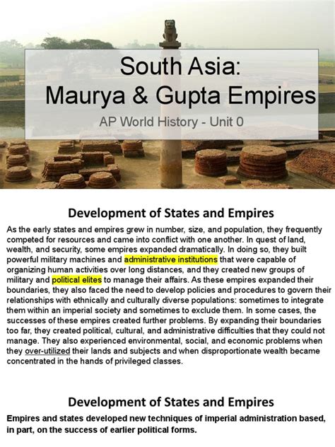 Unit 0 Lecture 13 Maurya And Gupta Empires Pdf Mahayana Brahman
