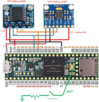 MPU RTC DS And Reset Button Problem Teensy Forum