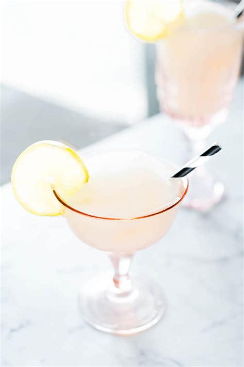Frozen 20th Century Cocktail With Rum Craft And Cocktails
