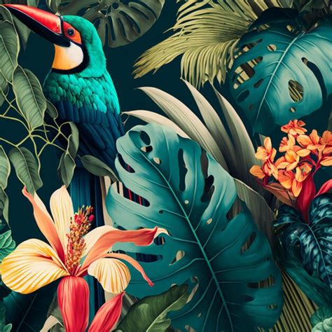 Premium Ai Image There Is A Colorful Bird Sitting On A Branch Of A