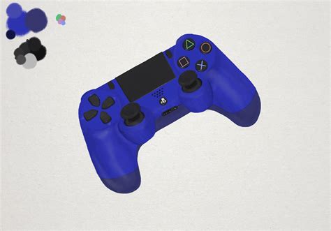 How To Draw Ps Controller Draw A Photorealistic Playstation Controller In Photoshop