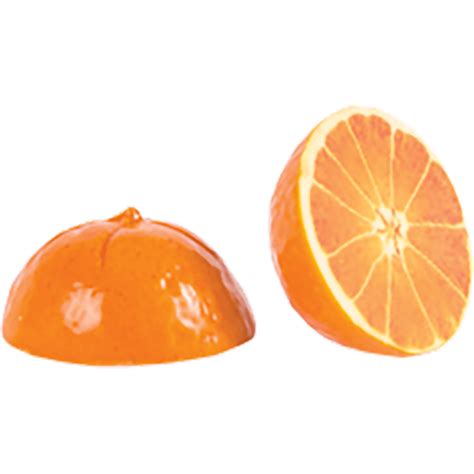 White Chocolate Orange Shape Decor Town And Country Fine Foods