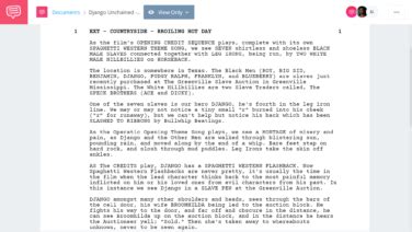 Django Unchained Script PDF Download Plot Quotes Analysis