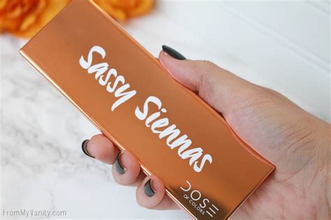 Dose Of Colors Sassy Siennas Arm And Eye Swatches Review Tutorial