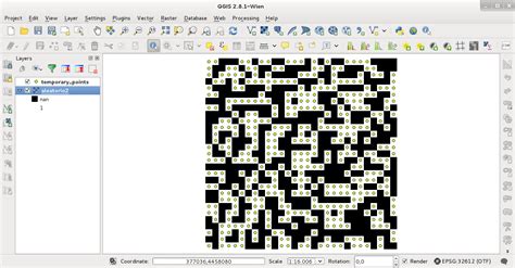 Qgis Python Raster As Point Layer Coordinates Issues Geographic