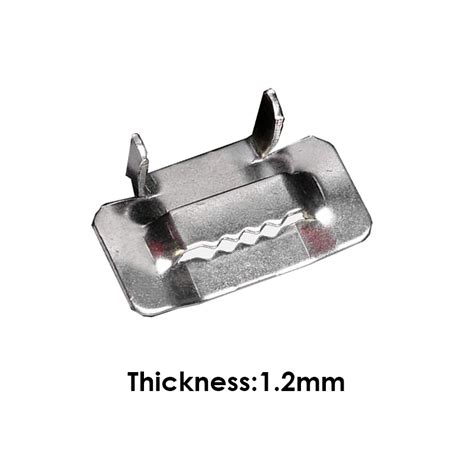 100pcs 304 Stainless Steel Strap Buckles Stainless Steel Band Buckles 1