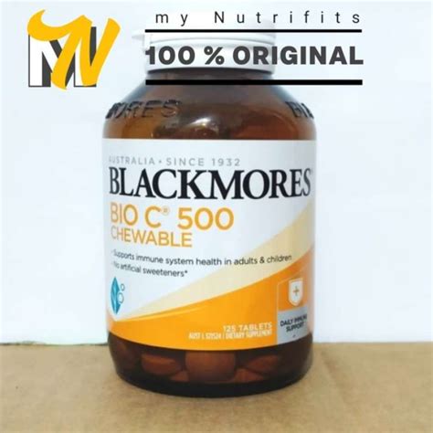 Jual Blackmores Bio C 500 Mg Chewable Vitamin Blackmore Chewable Bio C