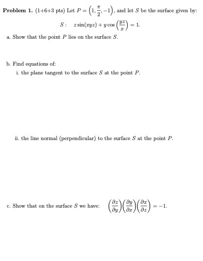 Problem Pts Let P And Let S Be Chegg
