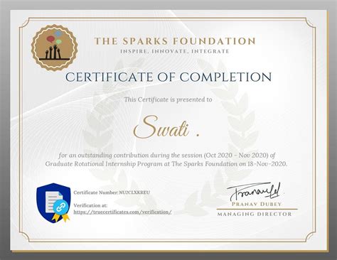 swati on linkedin datascience internship thesparksfoundation