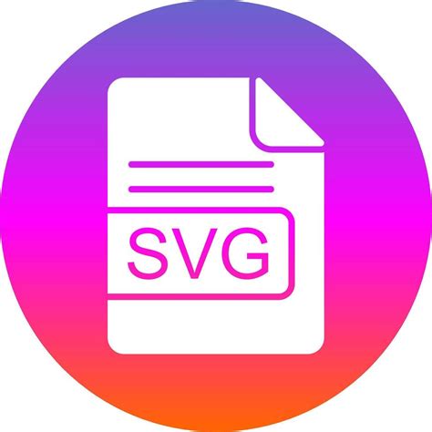 Svg File Format Glyph Gradient Circle Icon Design 43568452 Vector Art At Vecteezy