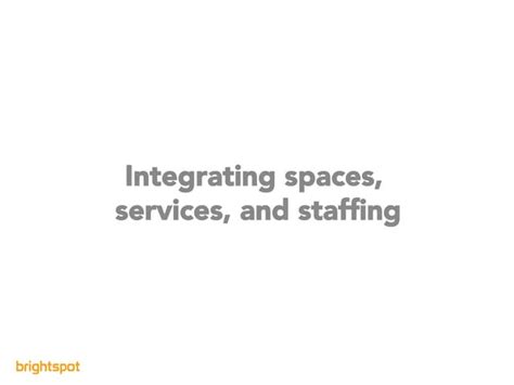 designing libraries vii integrating spaces services and staffing ppt