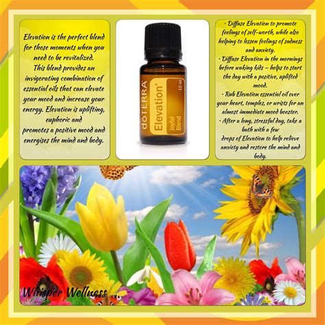 Elevation Essential Oil Blends Doterra Essential Oils Cptg