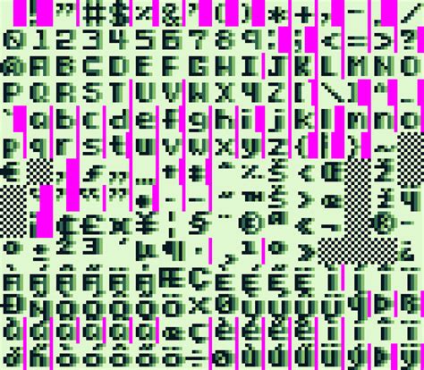 Gb Pop Font A Variable Width Font For Gb Studio By Saint Edward Games