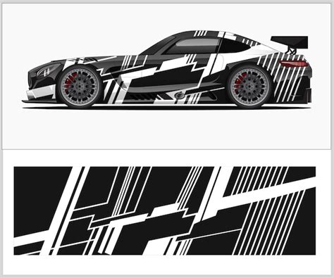 Premium Vector Car Wrap Decal Vinyl Sticker Designs Concept