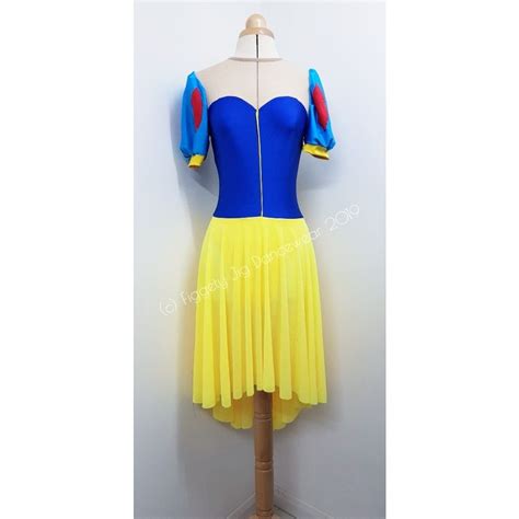 Snow White Lyrical Dance Costume Designed And Created By Figgety Jig Dancewear Costume Design