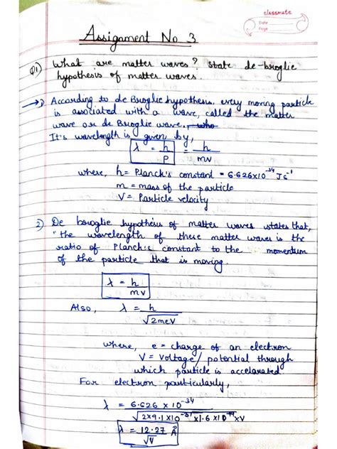 Physics Assignment 3 Pdf