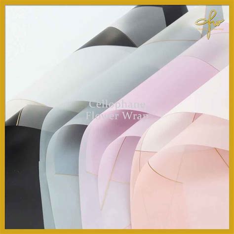Jual Kertas Buket Motif Abstract Cellophane Flower Wrapping Shopee