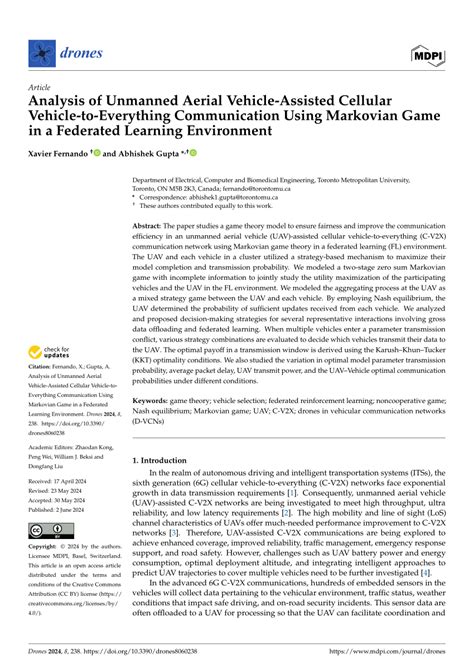 Pdf Analysis Of Unmanned Aerial Vehicle Assisted Cellular Vehicle To Everything Communication