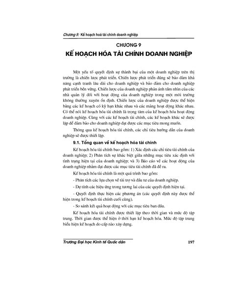 Chuong 9 TS Dinh Everything you need in here Ch ng 9 K hoπch