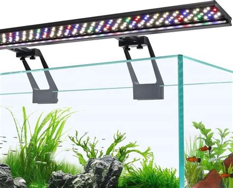 Hygger Clip On Full Spectrum Aquarium Led Light 42w Day Night Dual